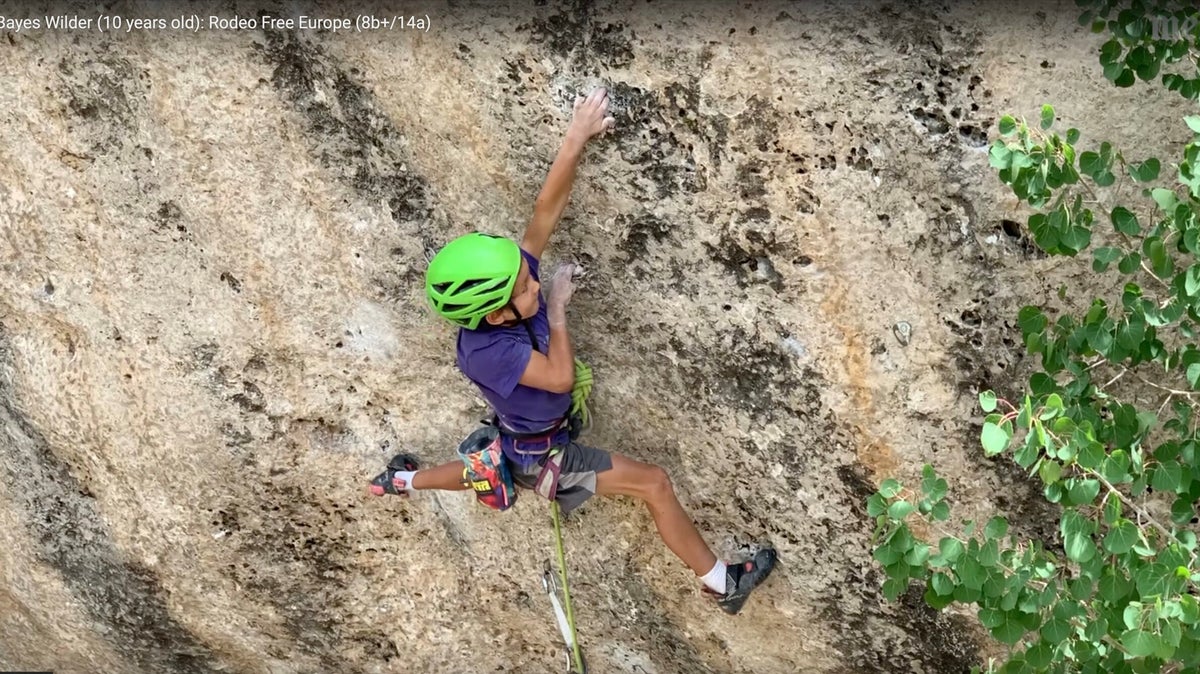 VIDEO: "Is This a Dream?" 10-Year-Old Does 5.14, Wild Iris - Climbing