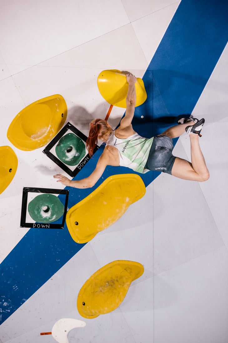 Photo Gallery of Olympic's Final Climbing Training Session - Climbing