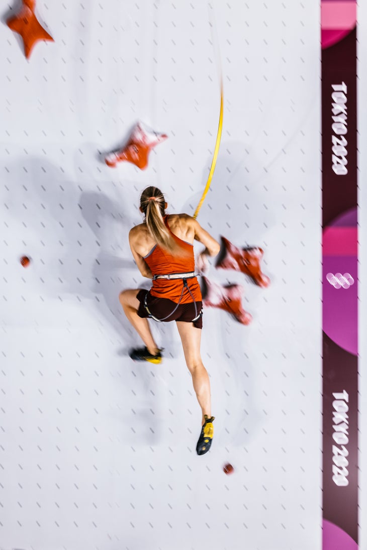Photo Gallery of Olympic's Final Climbing Training Session - Climbing