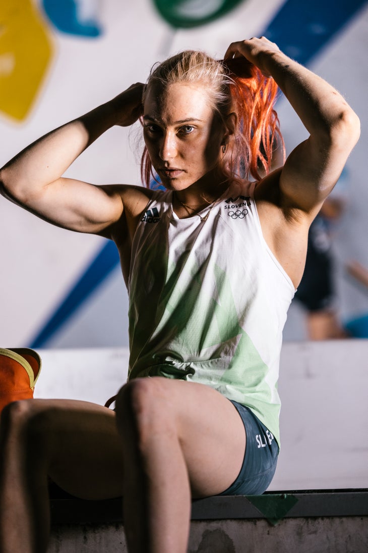 Photo Gallery of Olympic's Final Climbing Training Session - Climbing