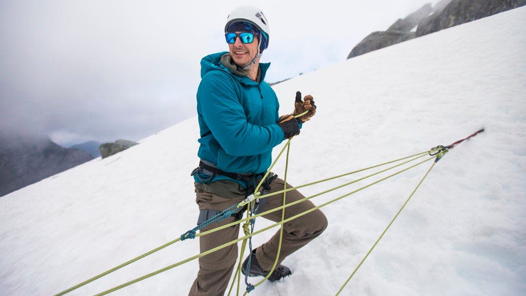 How to Make a Snow Anchor When Mountaineering - Climbing