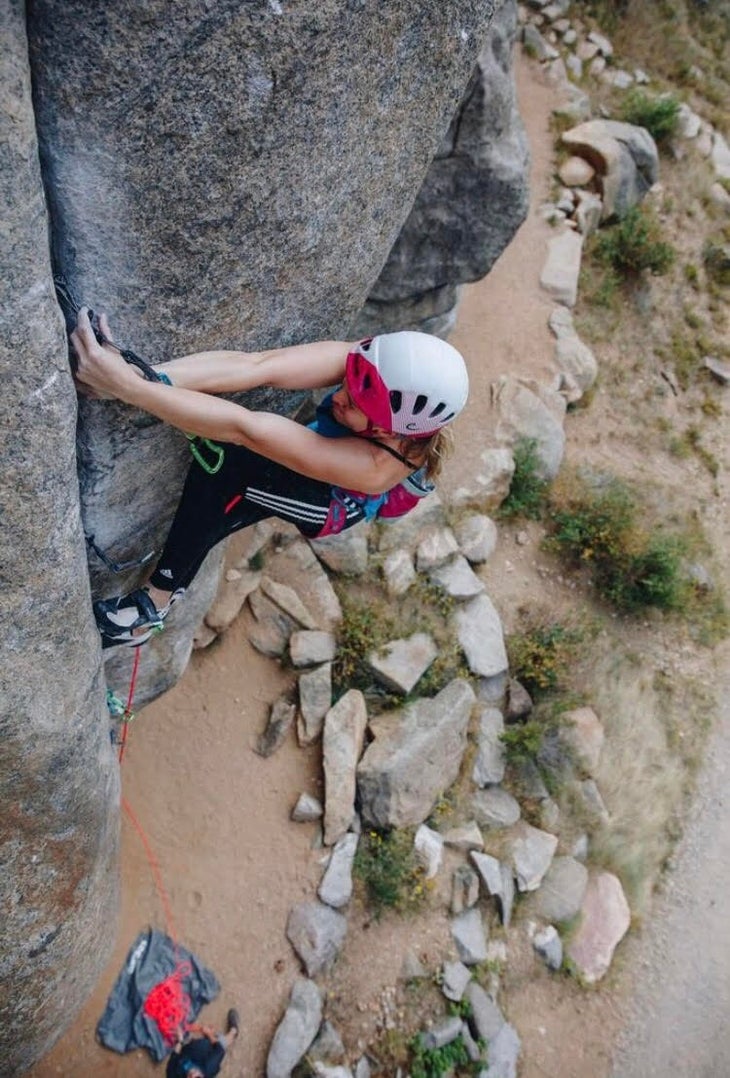 Molly Mitchell Sends Crank It (5.13d) Two Years After Groundfall - Climbing