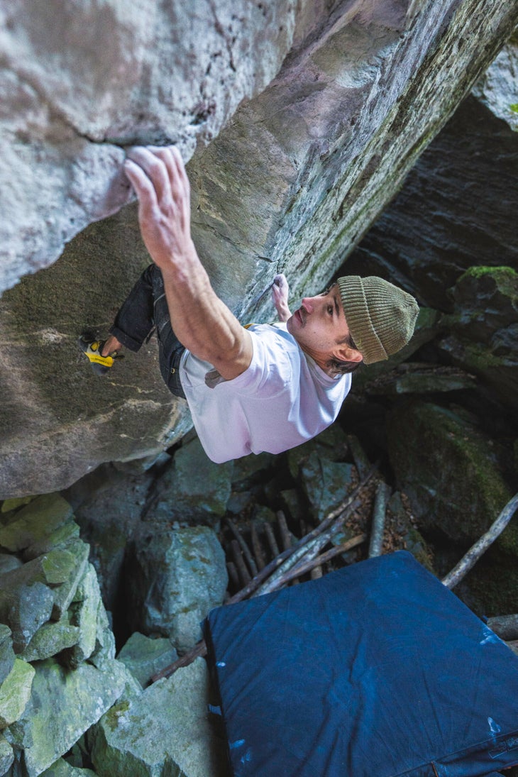 Shawn Raboutou Does First Ascent Of Alphane V17 Climbing shawn-raboutou-does-first-ascent-of-alphane-v17-climbing