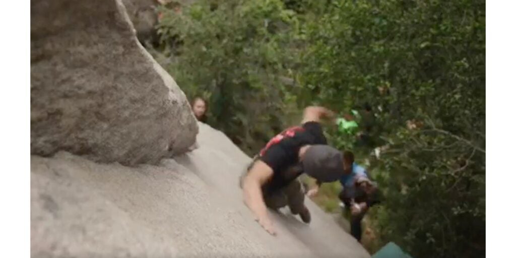 Weekend Whipper: Big Slab Climbing Fall - Climbing