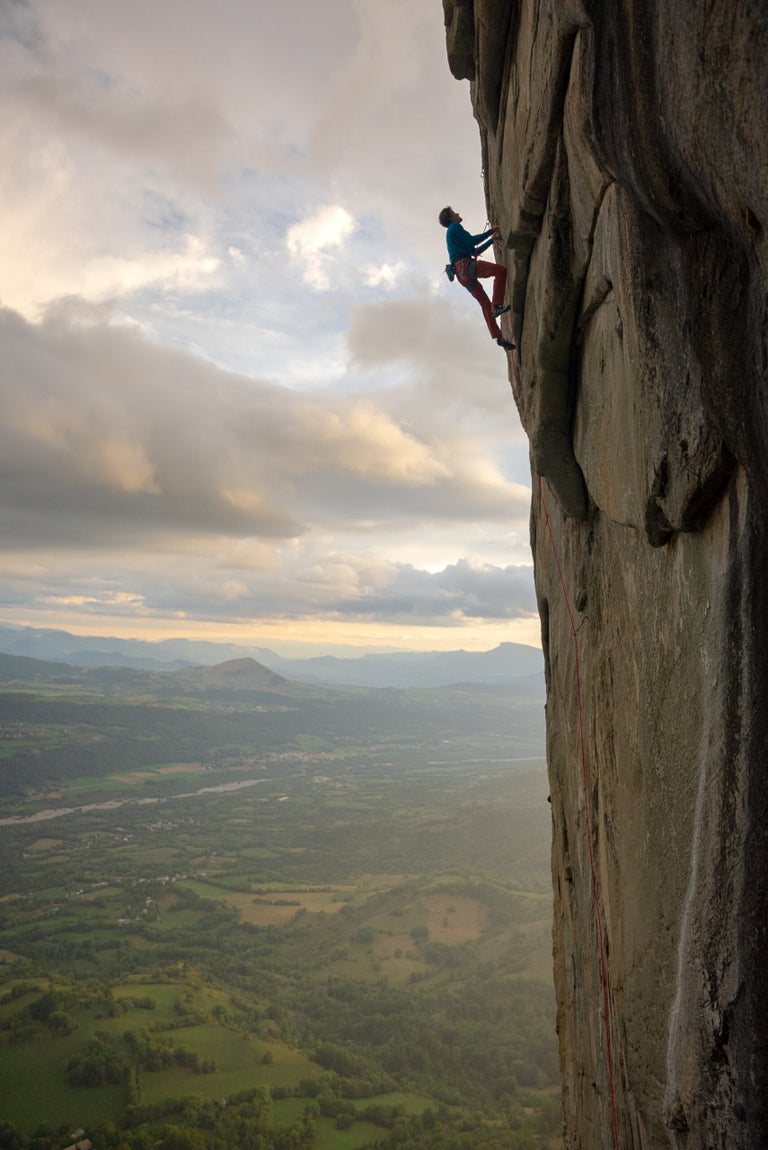 Seb Bouin Climbing on a 5.15b in “French Yosemite” - Climbing