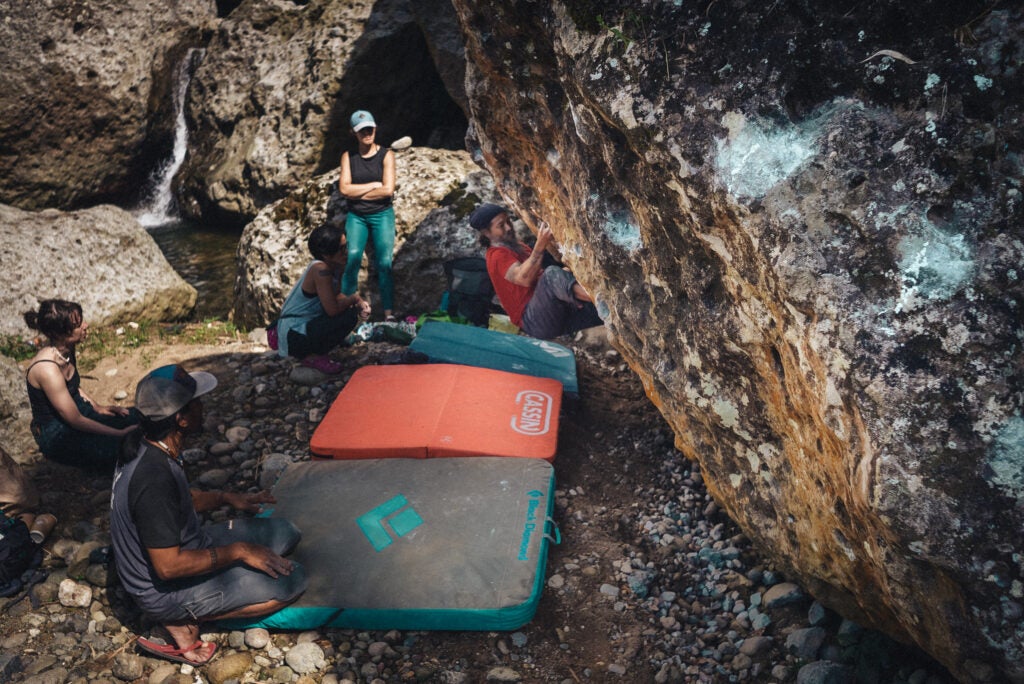 Bouldering in Benguet, Philippines - Climbing