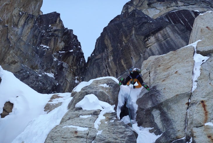 First Ascent of Alpine Climb on Mt. Dickey, Alaska - Climbing