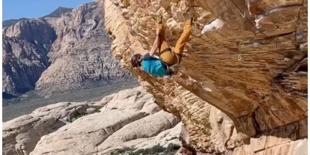 Weekend Whipper: Dyno on a Red Rock Classic - Climbing