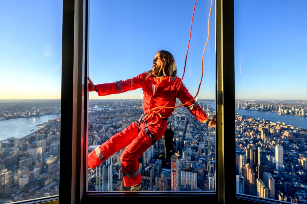 Jared Leto Toproped the Empire State Building - Climbing