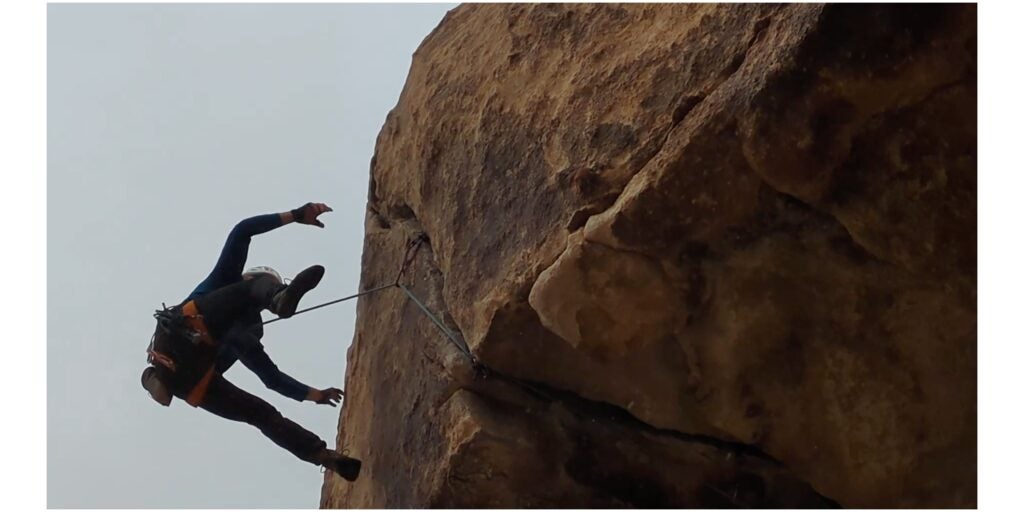 Weekend Whipper: Big Climbing Fall Above Sharp Roof - Climbing