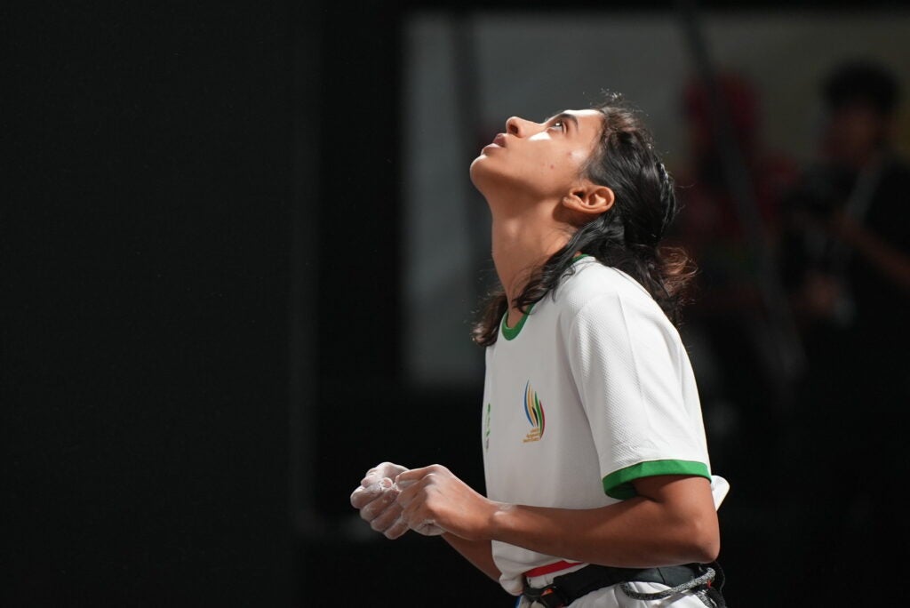After a Horrific Belaying Accident, Sara Al Qunaibet Moves Through ...