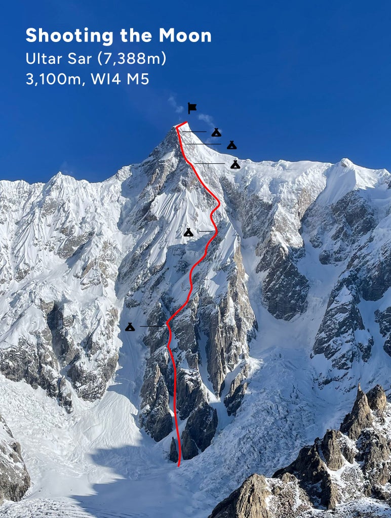 Major First Ascent of Ultar Sar, Pakistan - Climbing