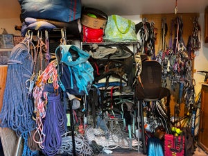 A Pro Climber’s Custom Gear Shed—and Her Favorite Things Inside It
