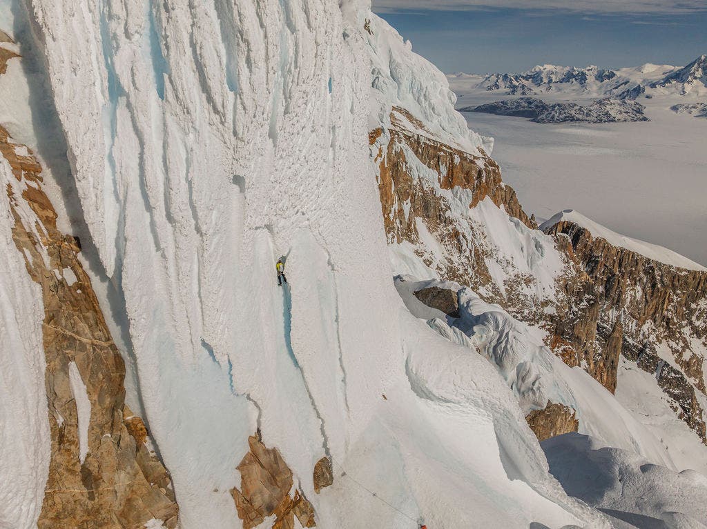 Colin Haley Solos Cerro Torre in Winter - Climbing
