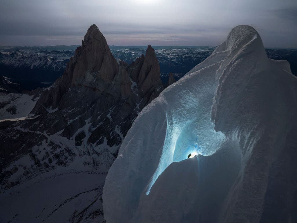 Colin Haley Solos Cerro Torre in Winter - Climbing