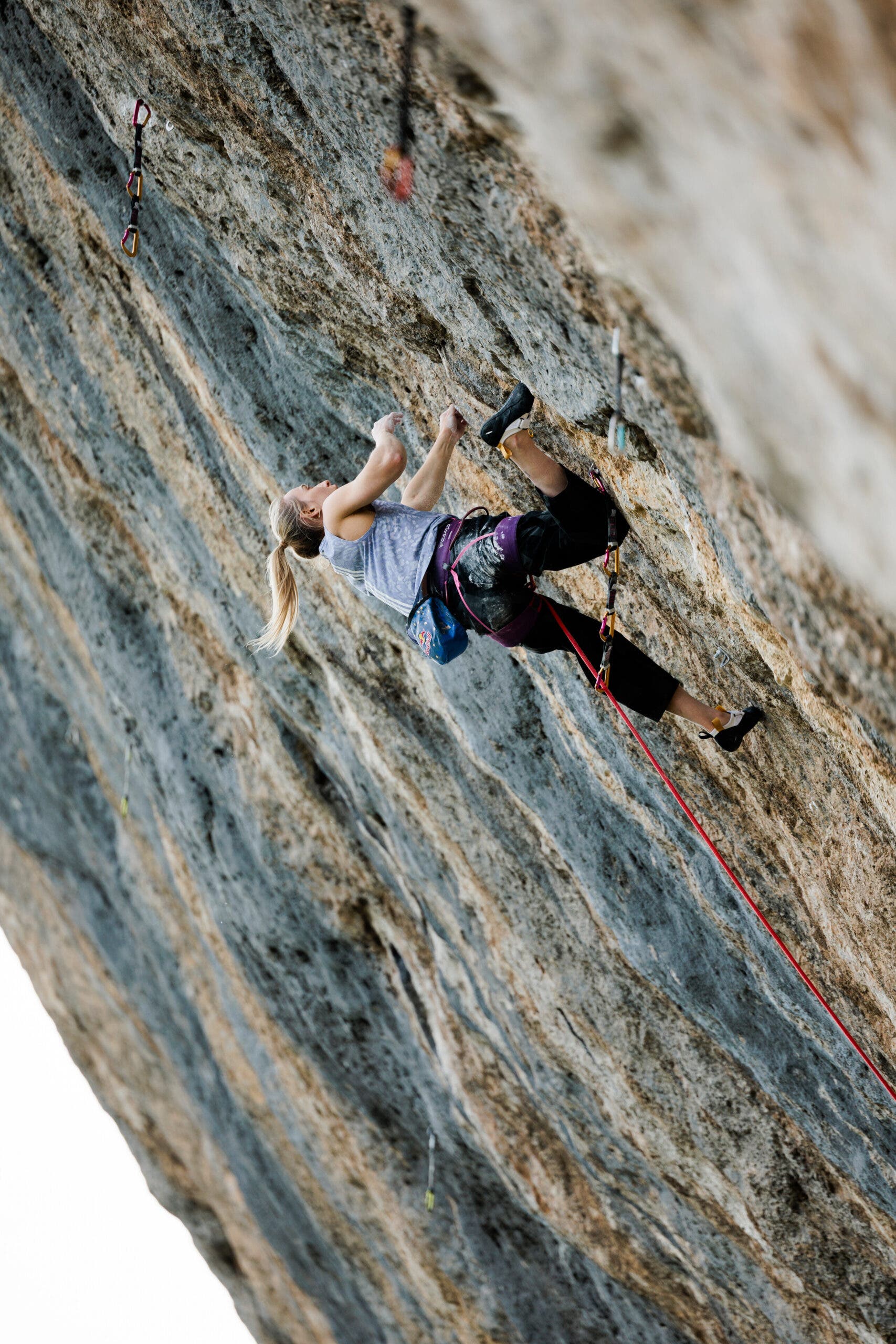How Janja Garnbret Sent One of the World's Hardest Climbs